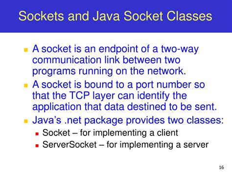 Ppt Network Programming And Java Sockets Powerpoint Presentation
