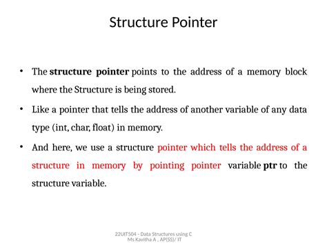 Introduction To Dynamic Memory Allocation Structuresaccessing Structure Members Pointers