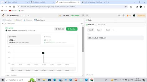my day 27 of 75 days leetcode challenge adesh shrivastav posted on