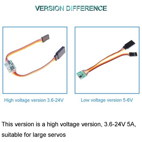 Youmile 2 Pcs Servo Reverser Servo Signal Reverser Module 3 6v 24v 5a