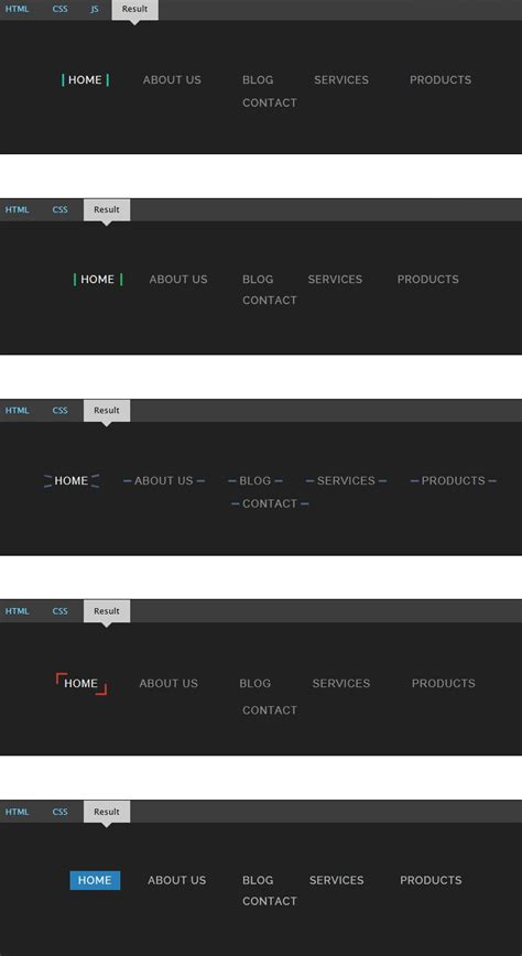 버튼이나 메뉴에 사용하기 좋은 Css 오버효과 모음 Rwdb