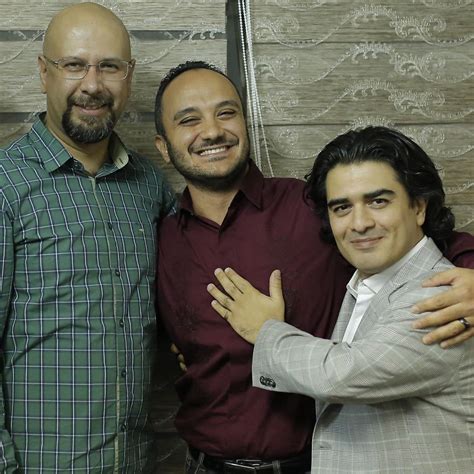 سامان احتشامی درکنار مجری ممنوع التصویر عکس