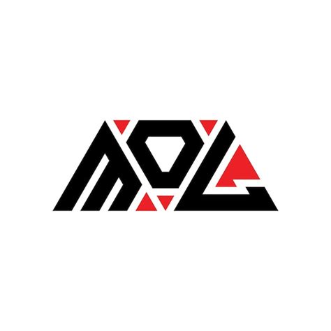 Premium Vector Mol Triangle Letter Logo Design With Triangle Shape
