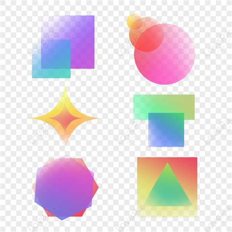 Geometric Shape Grain Texture Translucent Gradientgeometric Shapesgrainy Gradient Png