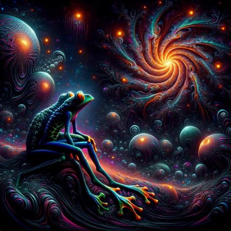 Frog Having An Existential Crisis During An Acid Trip Rdalle2