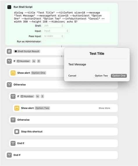 Custom Dialogs With Swiftdialog Shortcuts Macscripter