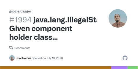 Java Lang IllegalStateException Given Component Holder Class BankDetailActivity Does Not