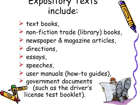 expository text in reading powerpoint presentation