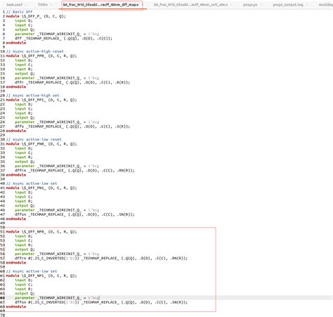 some questions about dff mapping · issue 532 · lnis uofu openfpga · github