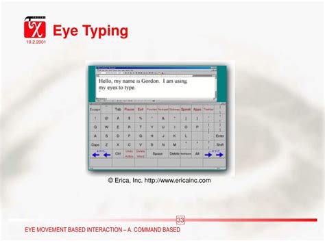 Ppt Eye Tracking And Eye Movement Based Interaction Powerpoint