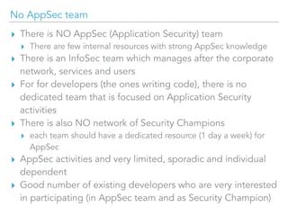 Legacy SecDevOps AppSec Management Debrief PPT