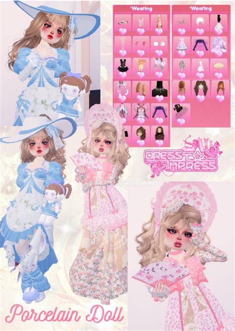 Dress To Impress Outfit Inspo Dress To Impress Porcelain Dolls Doll