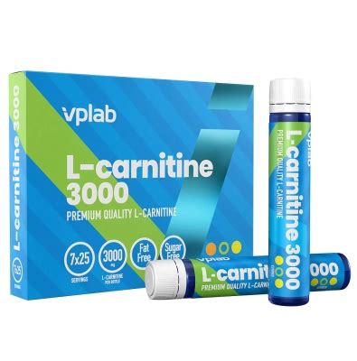 VPLab L-Carnitine 3000: инструкция + цена от 525 грн в аптеках ...
