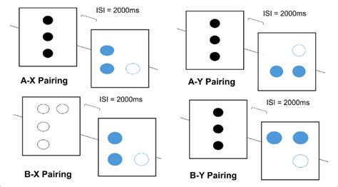 Example Trials For Four Cue Probe Associations Where A And B Cues And