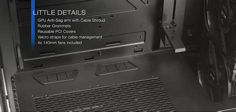 Tecware EDGE AIR TG BLACK ATX PC Casing Chassis Case Non Led No Light TWCA EDAIR BK Shopee