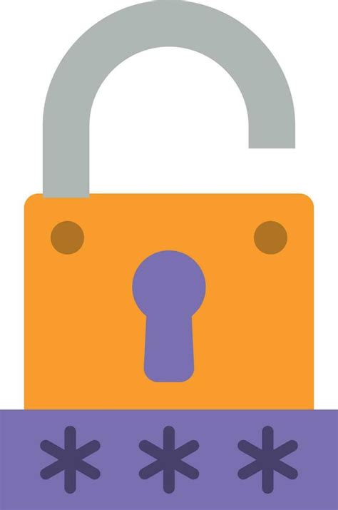 Password Key Flat Icon 23568058 Vector Art At Vecteezy