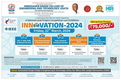 Adcet Ashta On Linkedin 🚀 Innovation 2024 National Level Project