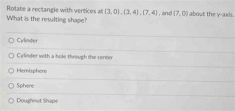 Solved Rotate A Rectangle With Vertices At 30 34 74 And