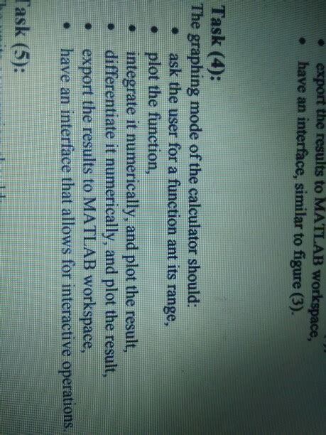 Solved Task Should Be Answered In MATLAB GUI How To Chegg