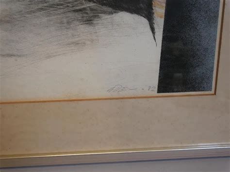 GÖran Danielsson Grafiska Blad 2 St Sign G Danilesson 82 18 100 Och 68 100 Tavlornas Mått