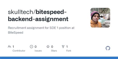 github skulltech bitespeed backend assignment recruitment assignment