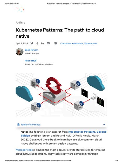 Kubernetes Patternsthepathtocloudnative Pdf