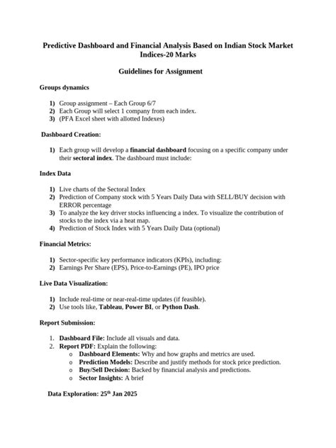 Guidelines For Assignment Pdf