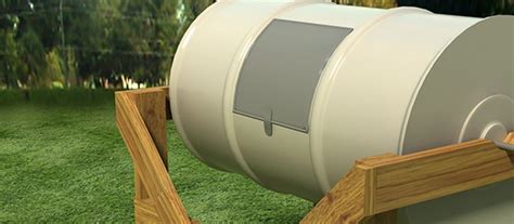 Turn A Barrel Into A Rotating Composter Timber Mart