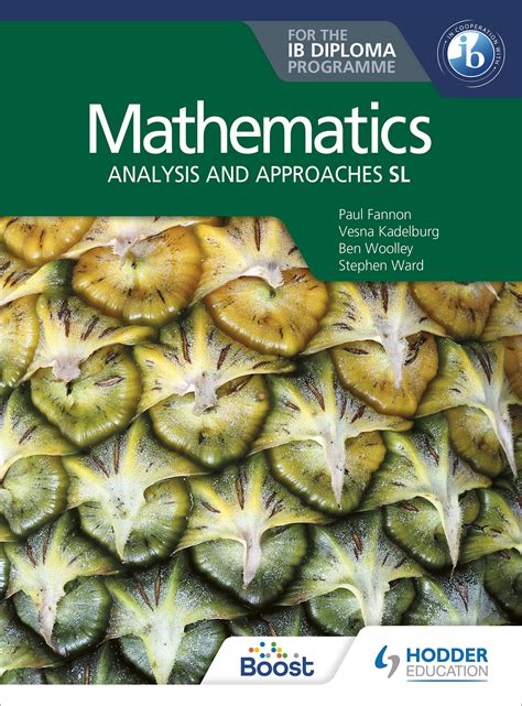 Pdf Ebook Hodder Mathematics Analysis And Approaches Sl For The Ib