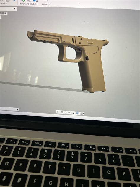 Glock 17 Frame Ready For Print R Glockmod