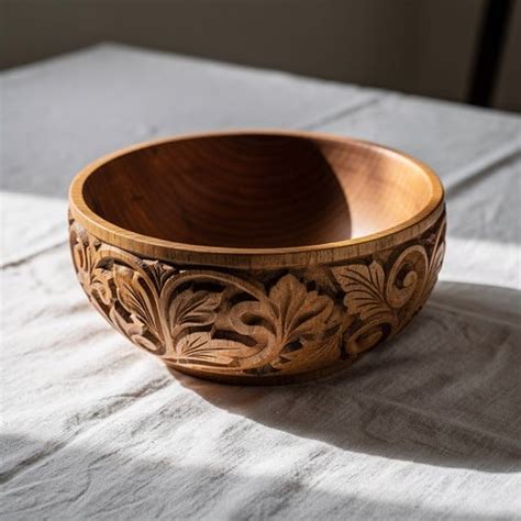Free Handcrafted Wood Bowl Image Wooden Bowl Carved Download At