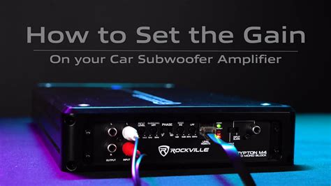 Setting The Gain On Your New Amp Did You Just Pick Up Your First