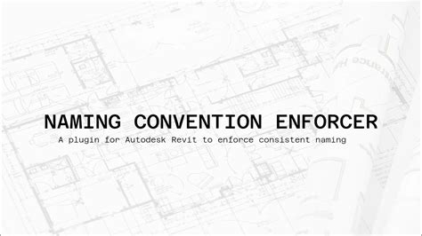 Naming Convention Enforcer Demo Revit Api Youtube