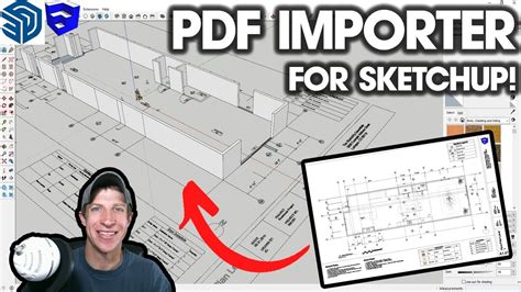 Easy Geometry From PDFs With PDF IMPORTER For SketchUp YouTube