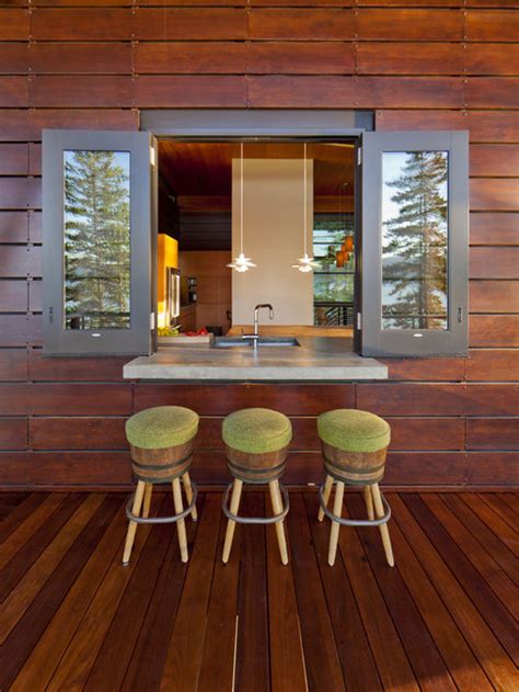 Kitchen Pass Through Window Houzz