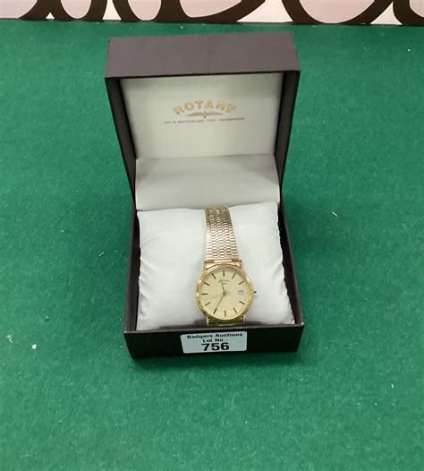 Rotary Wrist Watch Missing Winder Badgers Auctions On Site And Online Auctions In High Wycombe