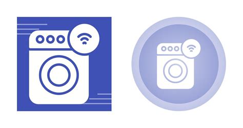 Smart Washing Machine Vector Icon 39981319 Vector Art At Vecteezy