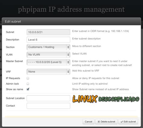 PHPIPAM Um gerenciador de endereços IP s para sua rede Linux