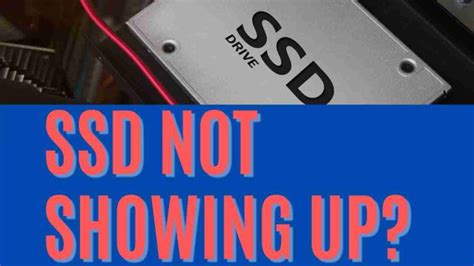 Ssd Not Showing Up Windows Easy Solutions