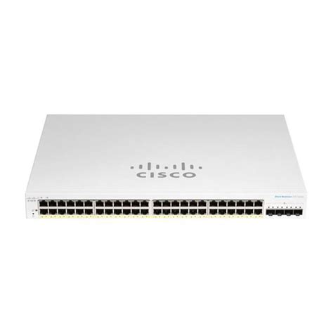 Cisco Business CBS220 48T 4G Smart Switch 48 Port GE 4x1G SFP CBS220 48T 4G NA System Max