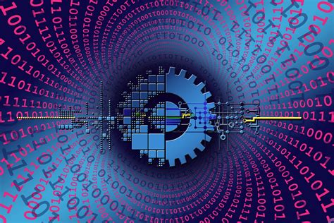 Download Digital Transformation Binary Digitization Royalty Free