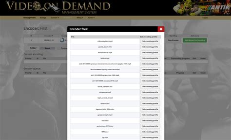 STREAMINGIPTV HEADEND IPTV Servers Services VOD Server ANTIK Technology