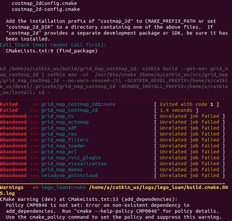 errors during build and installation process · issue 15