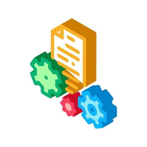 Process Of Financial Audit Isometric Icon Vector Illustration 18034137 Vector Art At Vecteezy