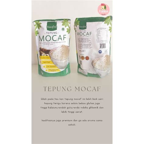 Jual Mocafine Tepung Mocaf Tepung Gluten Free Organik 500gr Shopee