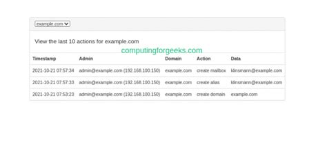 Configure Mail Server With PostfixAdmin On CentOS ComputingForGeeks