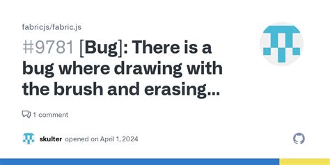 [bug] there is a bug where drawing with the brush and erasing with the