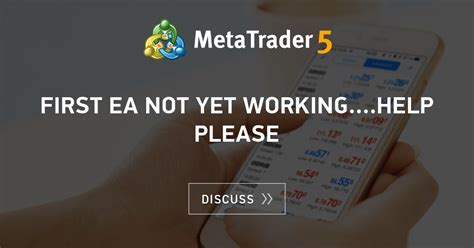 First Ea Not Yet Workinghelp Please Automatic Trade Expert Advisors And Automated