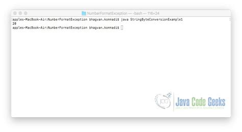 Java Lang NumberFormatException Examples Java Code Geeks