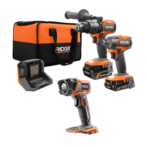 Ridgid 18v Brushless Cordless 2 Tool Combo Kit W 1 2 In Impact Wrench